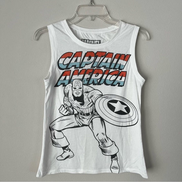 Marvel | Tops | Marvel Captain America Muscle Tank | Poshmark